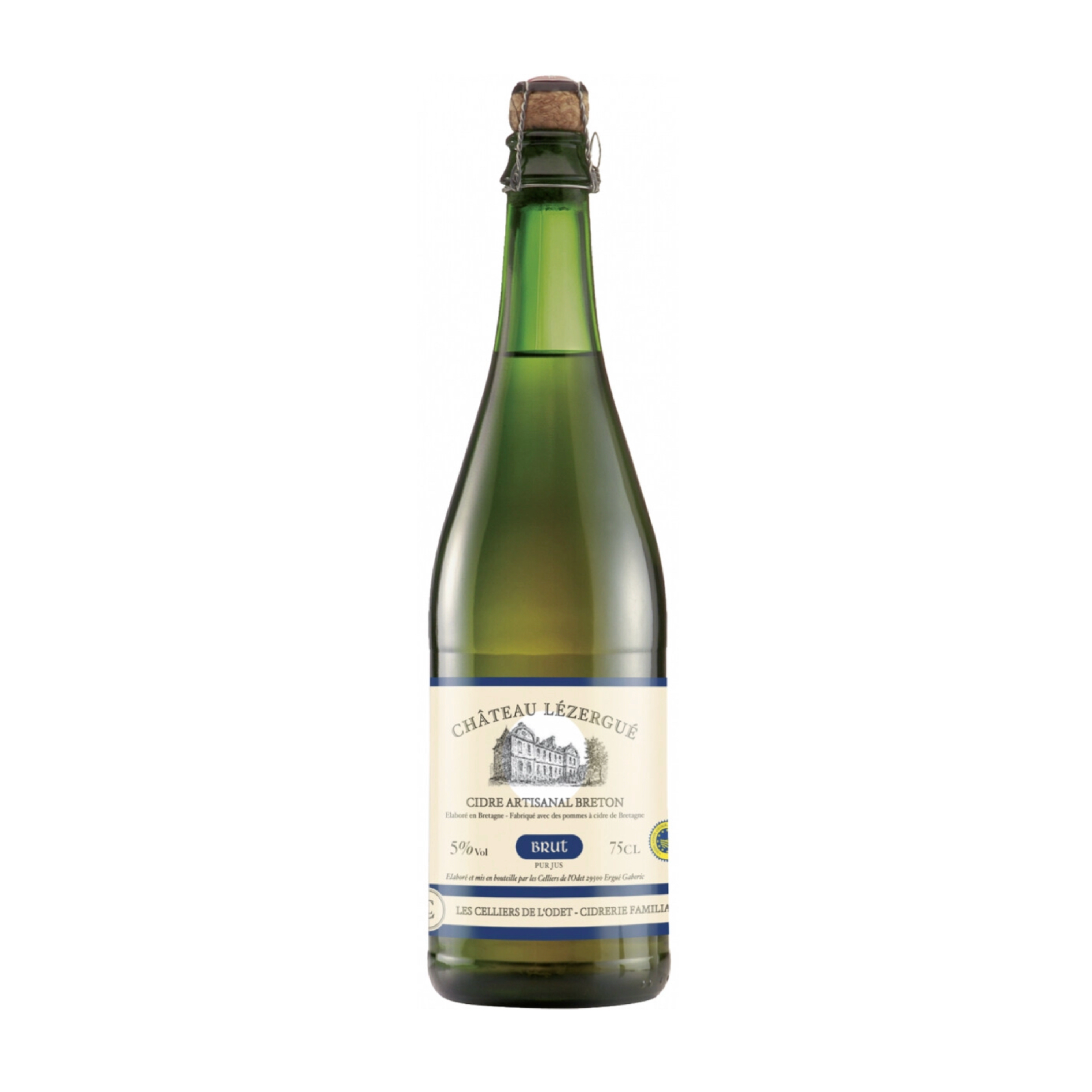 Сидр Chateau Lezergue, Cider Artisanal Breton Brut - Винный Дом Каудаль
